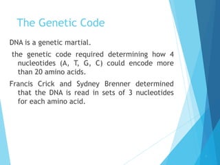 Genetic code | PPTX
