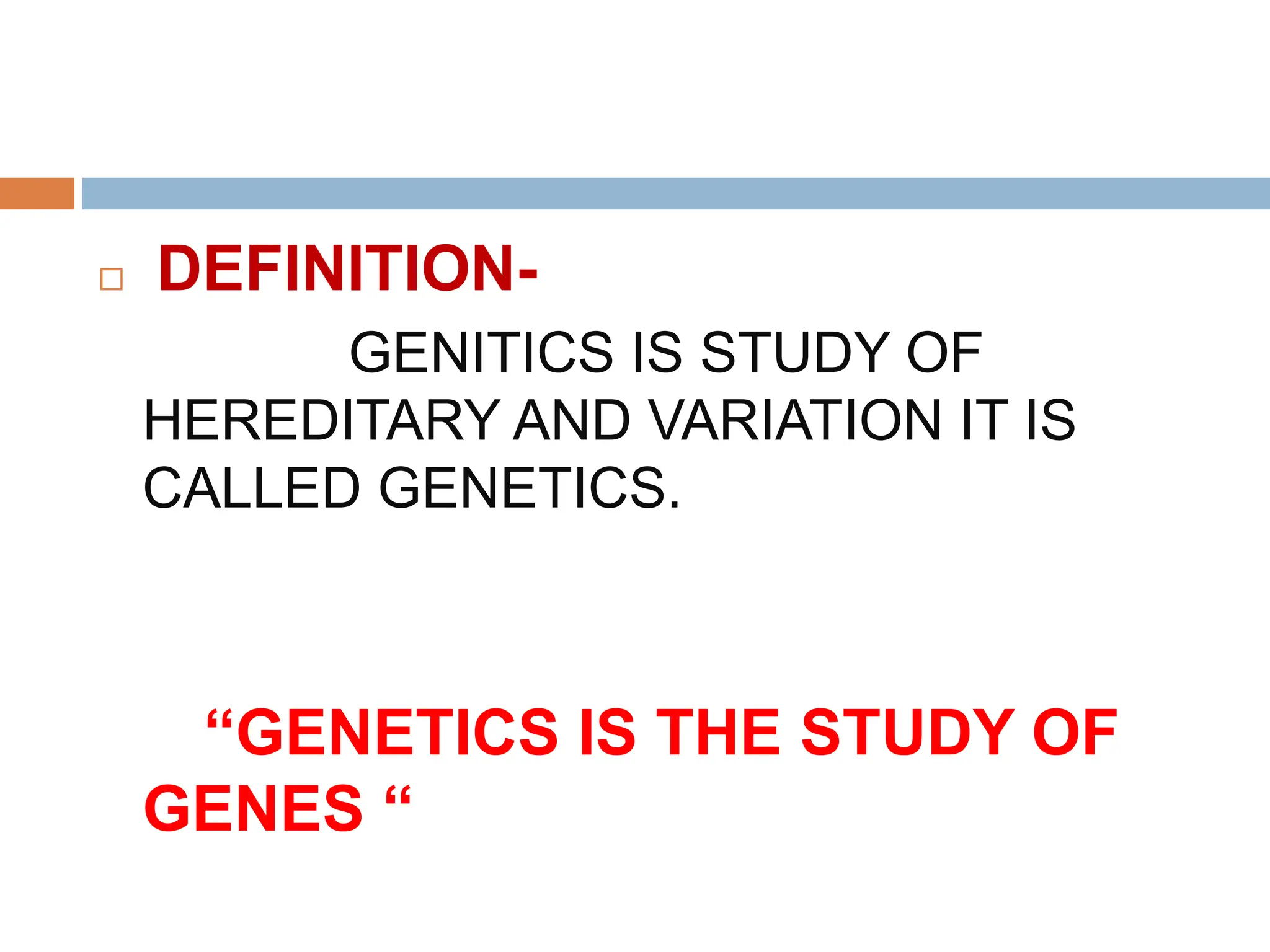 Bsc nursing 4th sem - Genetic introduction | PPTX | Genetics | Science