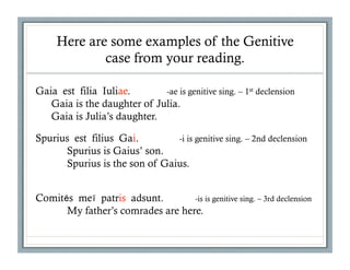 Genitive | PDF