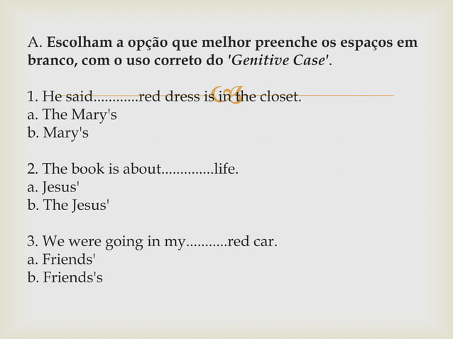 Genitive case | PPTX