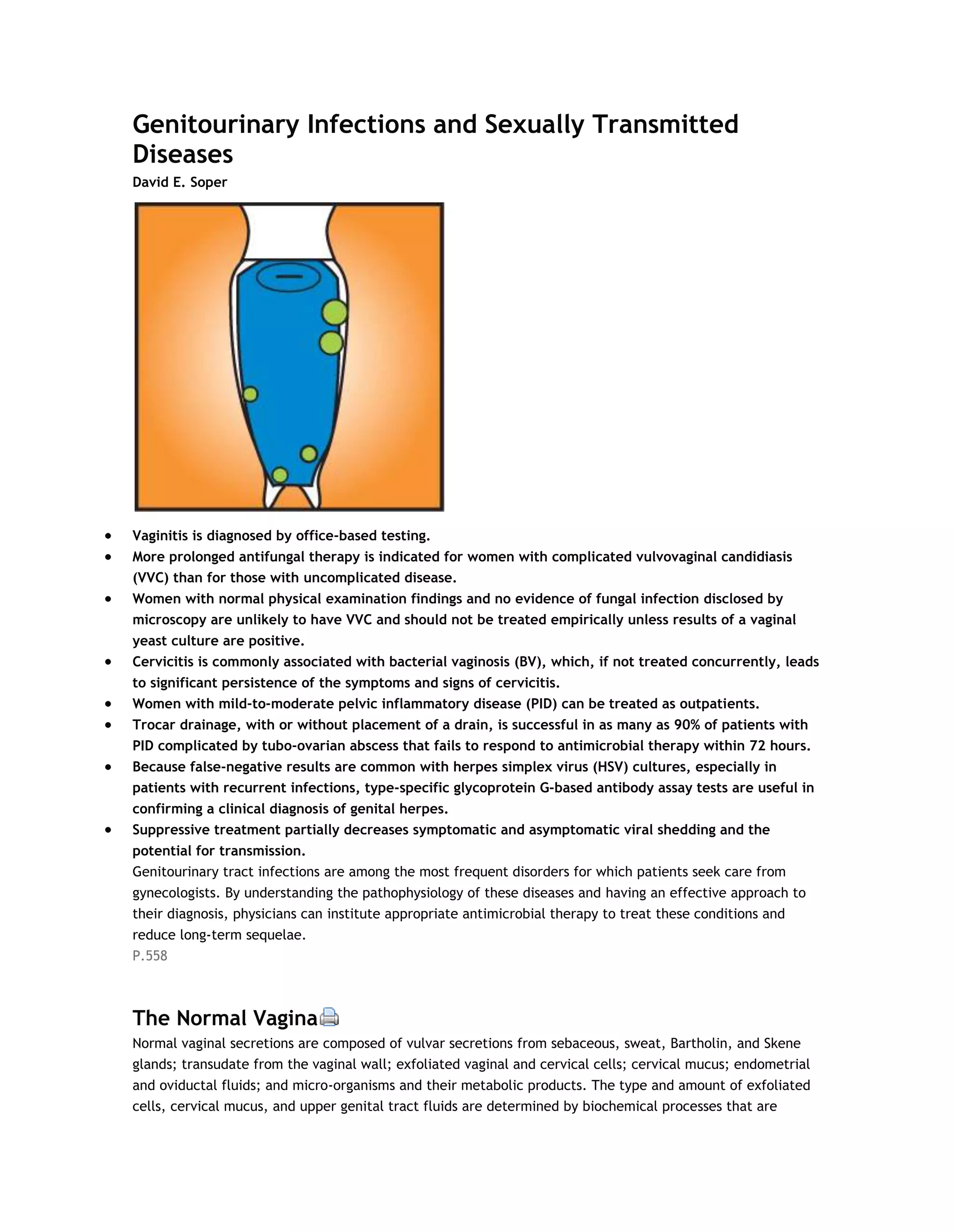 Genitourinary infections and sexually transmitted diseases | DOCX