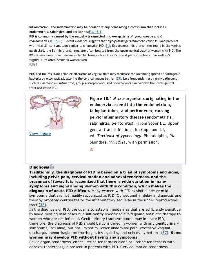 Genitourinary Infections And Sexually Transmitted Diseases