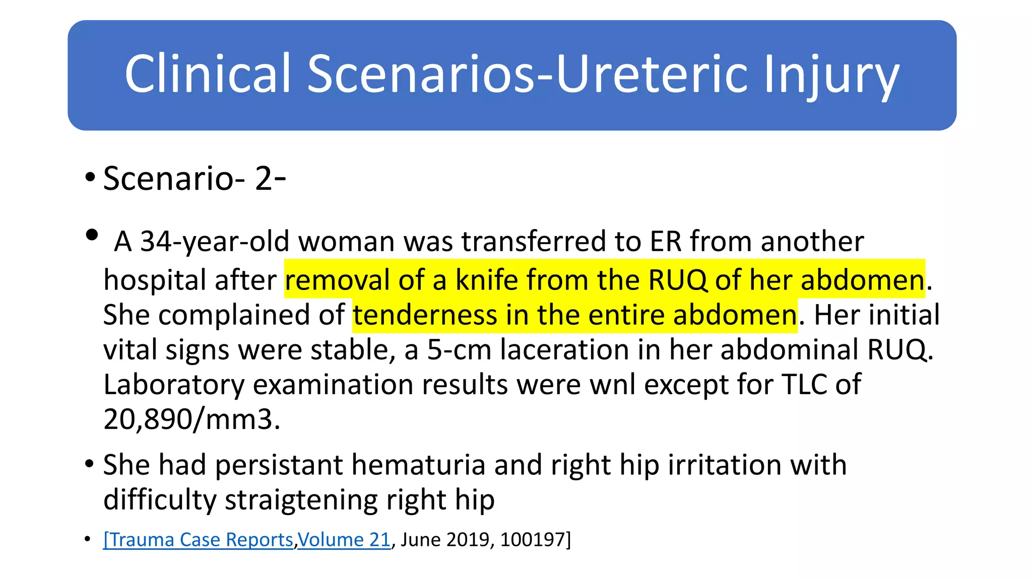 Trauma to Urinary Tract/ Urinary Tract Injury | PPTX