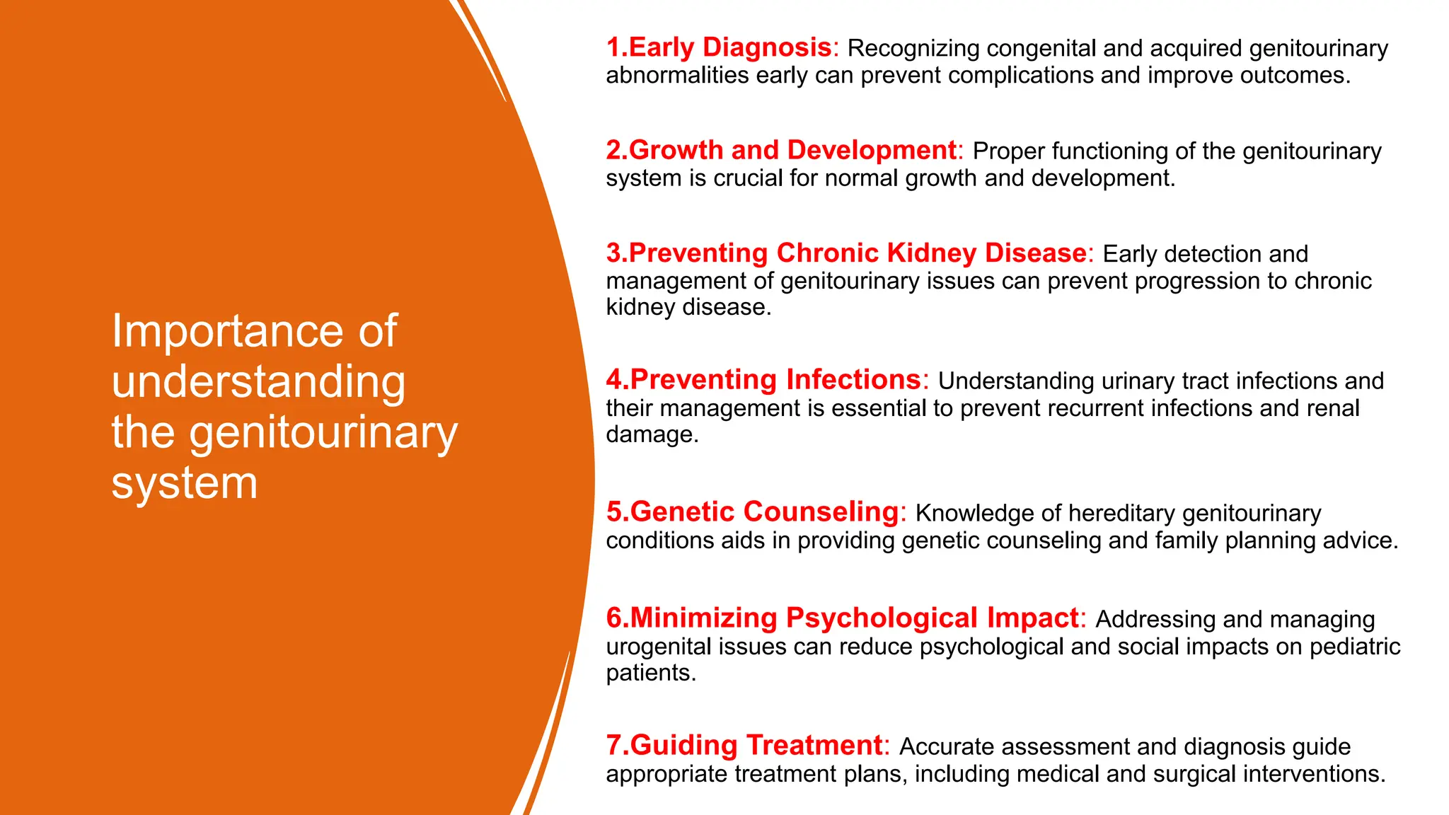 APPROACH TO GENITOURINARY SYSTEM, CYSTIC KIDNEY DISEASE AND ...