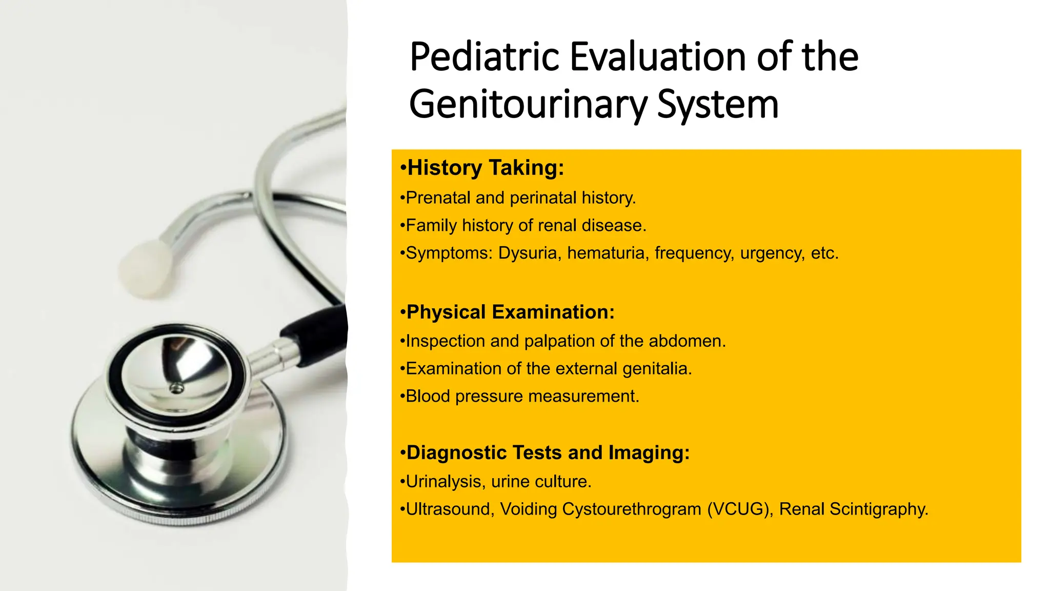 APPROACH TO GENITOURINARY SYSTEM, CYSTIC KIDNEY DISEASE AND ...