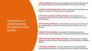 APPROACH TO GENITOURINARY SYSTEM, CYSTIC KIDNEY DISEASE AND ...
