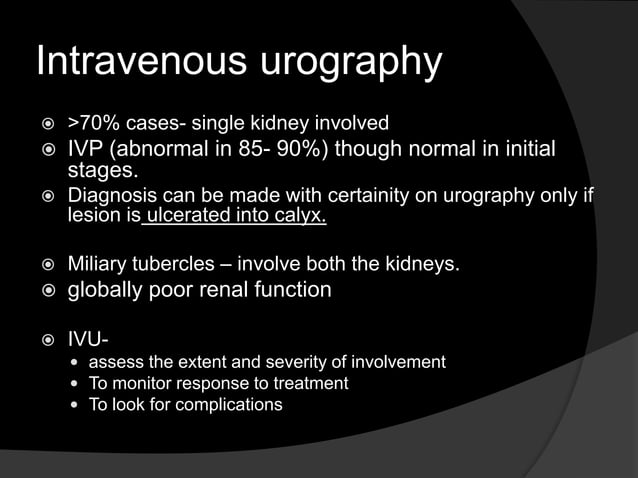 Genito urinary tuberculosis | PPTX | Digestive Disorders | Diseases and Conditions