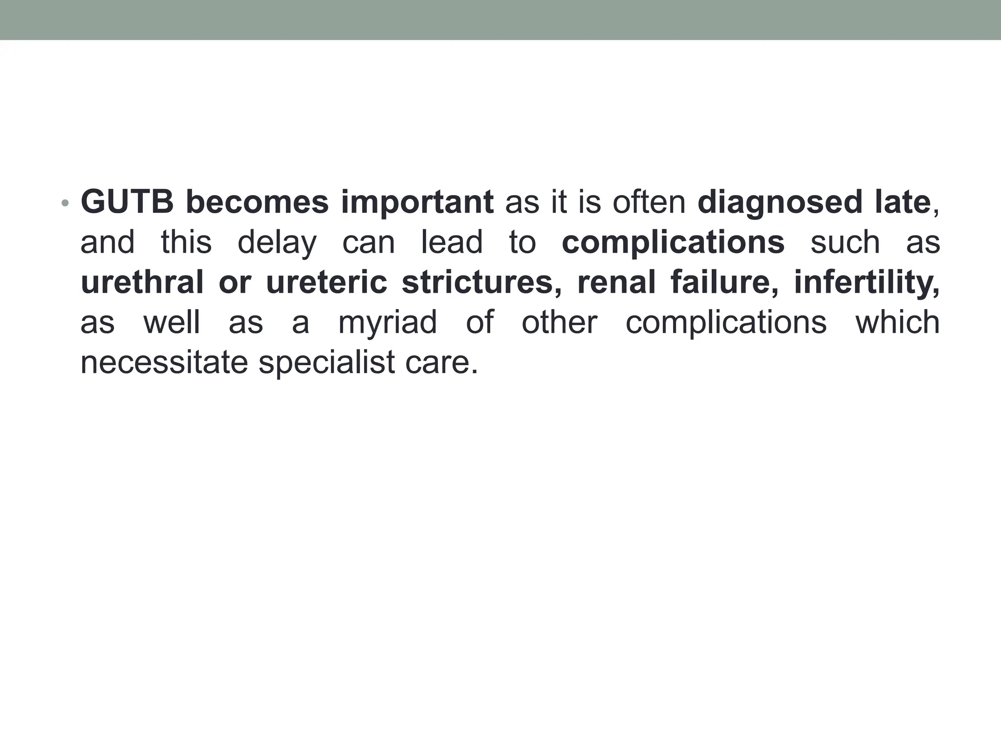 Genitourinary Tuberculosis treatment and managemnt.pptx