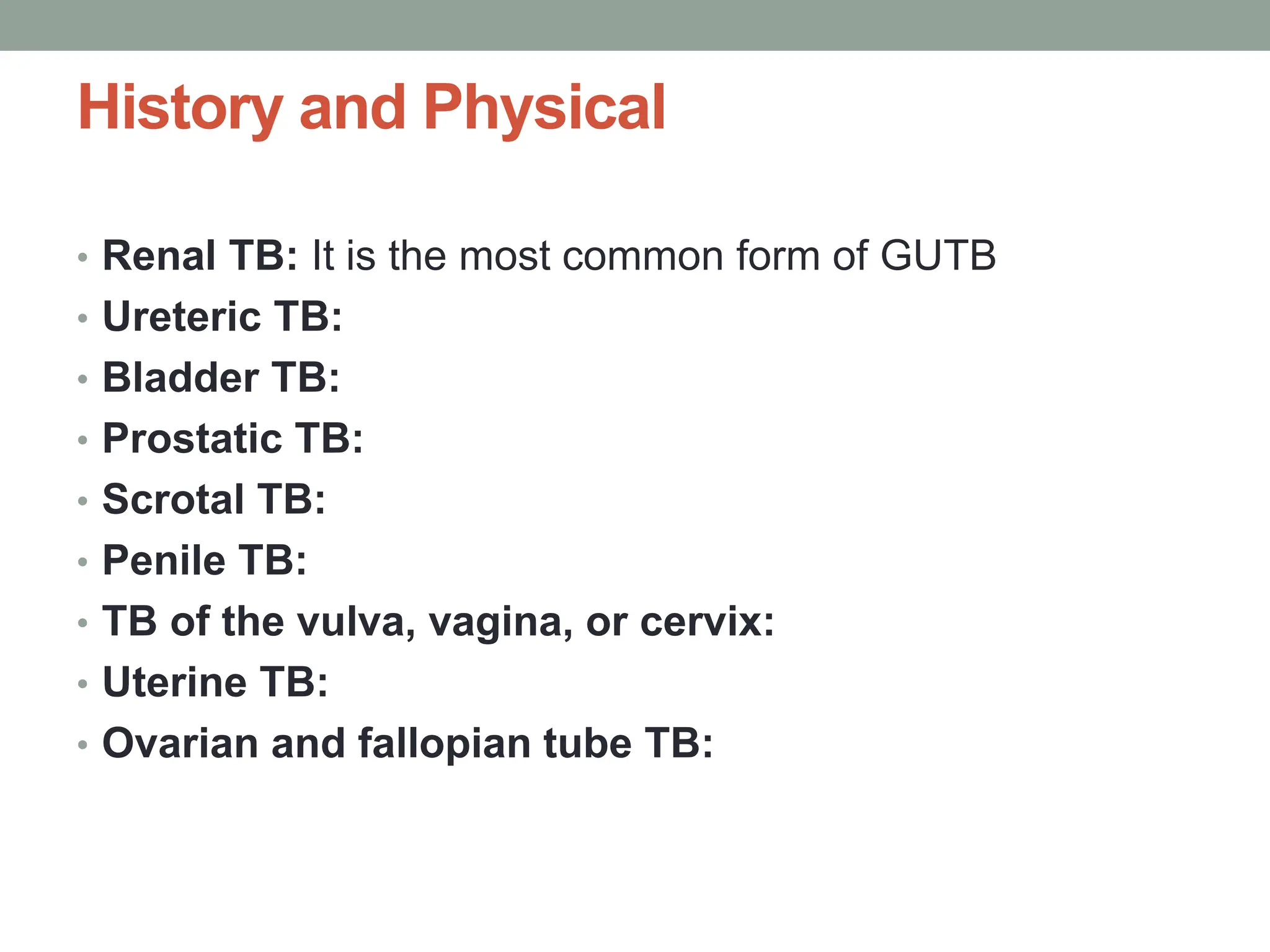 Genitourinary Tuberculosis treatment and managemnt.pptx