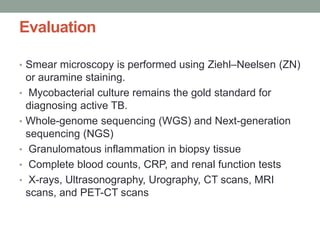 Genitourinary Tuberculosis treatment and managemnt.pptx