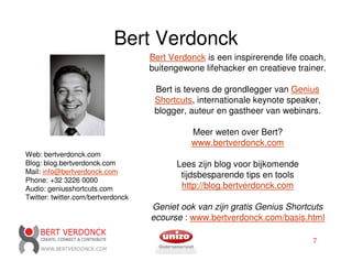 Genius Shortcuts: Smart in Business, Fun in Life! Unizo Workshop V2 | PDF