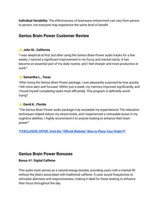 Genius Brain Power MP3 Audio Package Review_ Can It Really Boost Your ...