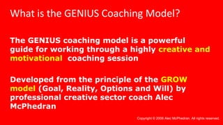 GENIUS Coaching Model | PPTX