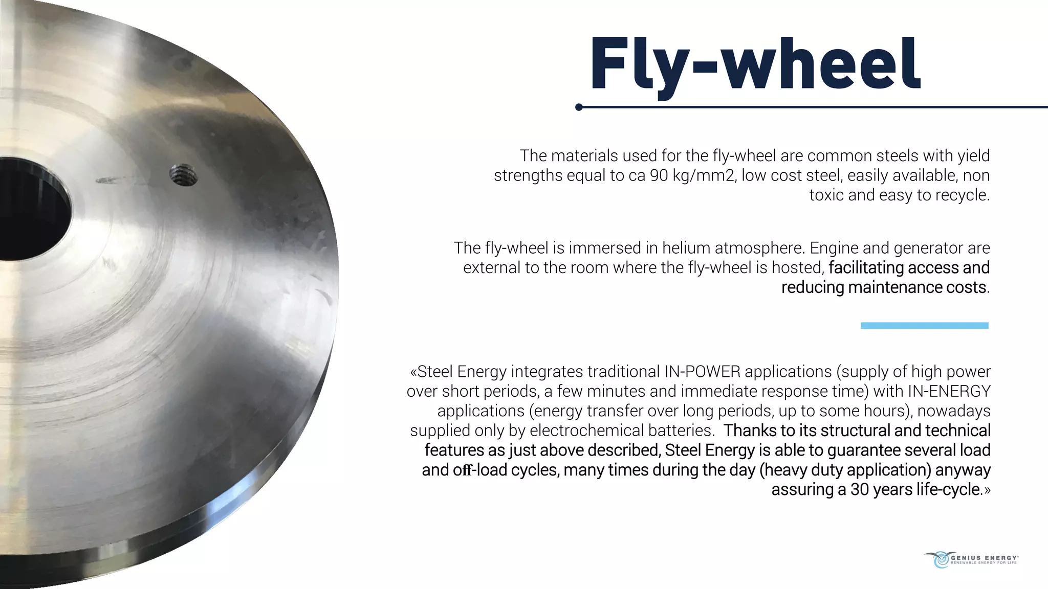 Genius Energy - Steel Energy - Flywheel Energy Storage (Kinetic Storage ...