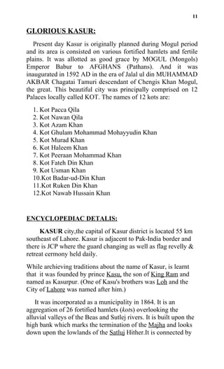 The Geniuses of KASUR | DOC