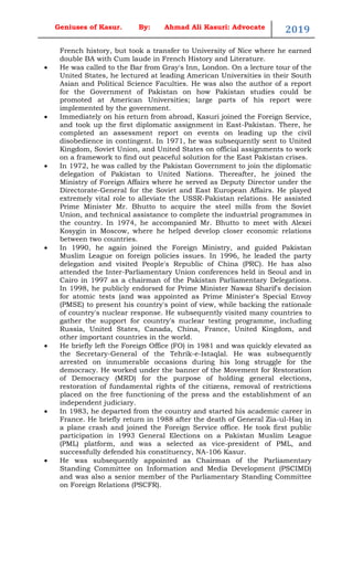 Geniuses of kasur | PDF