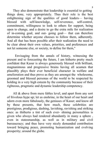 Geniuses Of Kasur( Final) | DOC