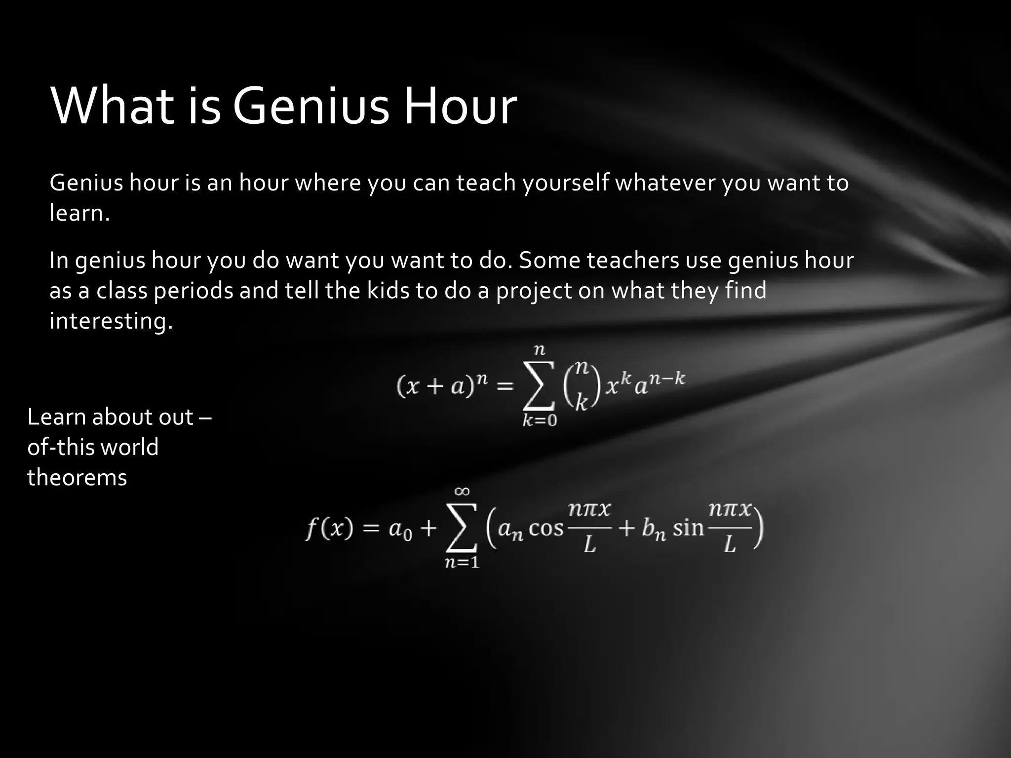 Genius hour | PPTX