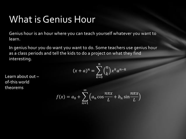 Genius hour | PPT