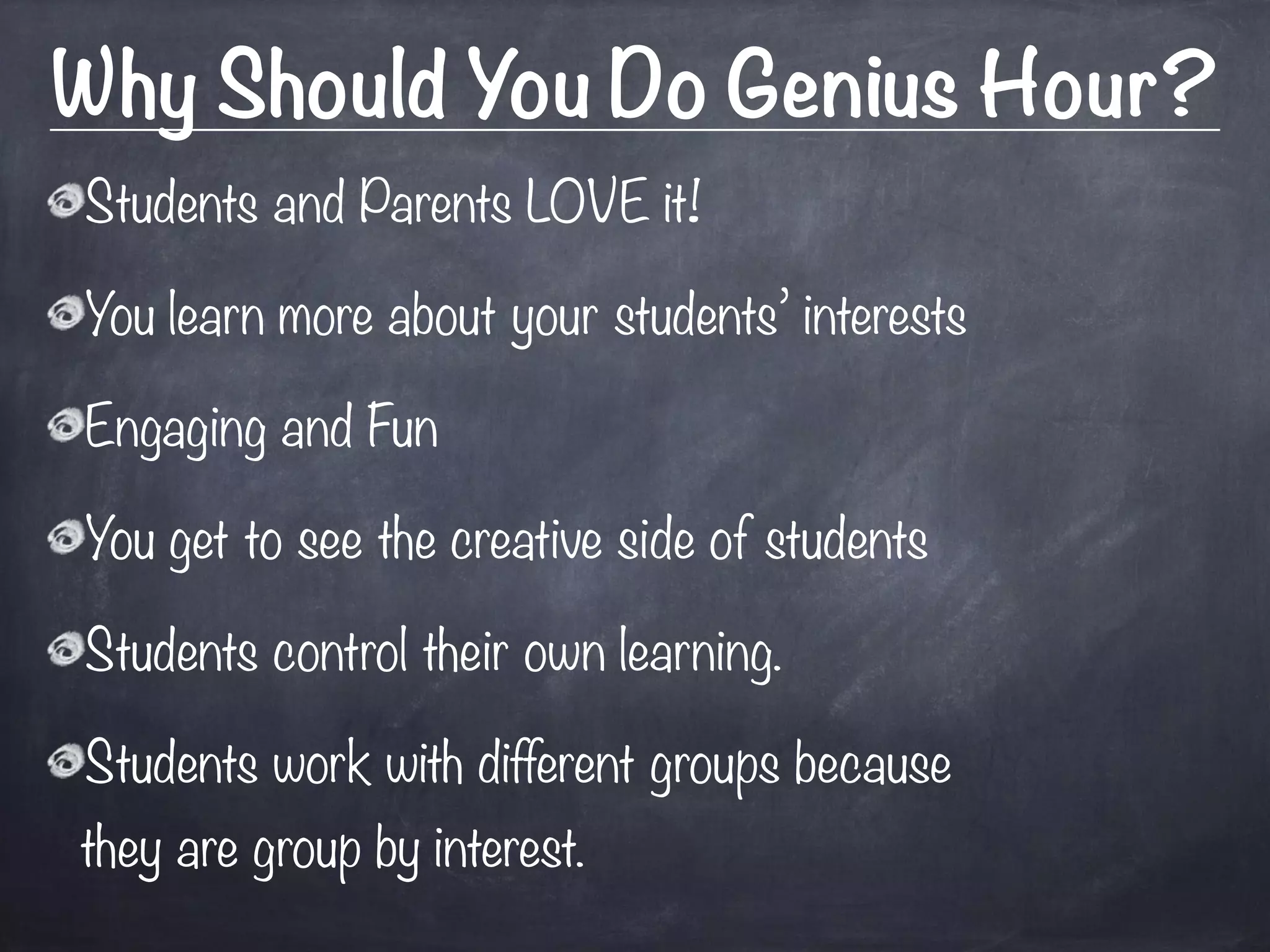 Genius Hour in the Elementary Education Classroom | PDF