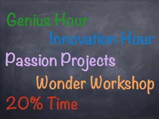 Genius Hour in the Elementary Education Classroom | PDF
