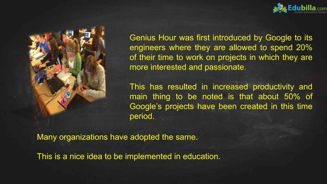 Genius Hour in Education | PPT