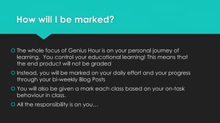 Genius hour presentation | PPTX