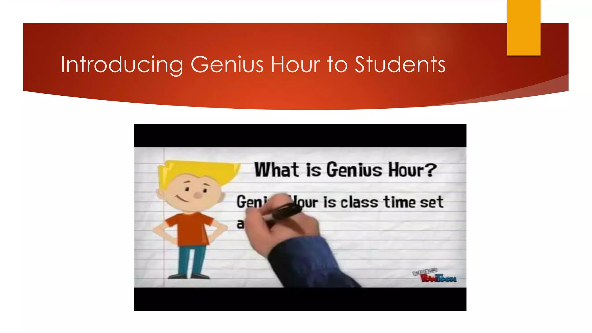 Genius Hour Information for Teachers | PPTX