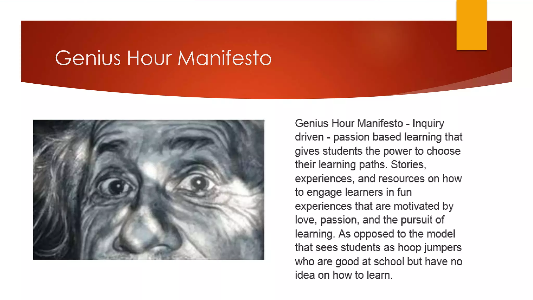 Genius Hour Information for Teachers | PPTX