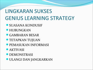 Genius learning strategy | PPT