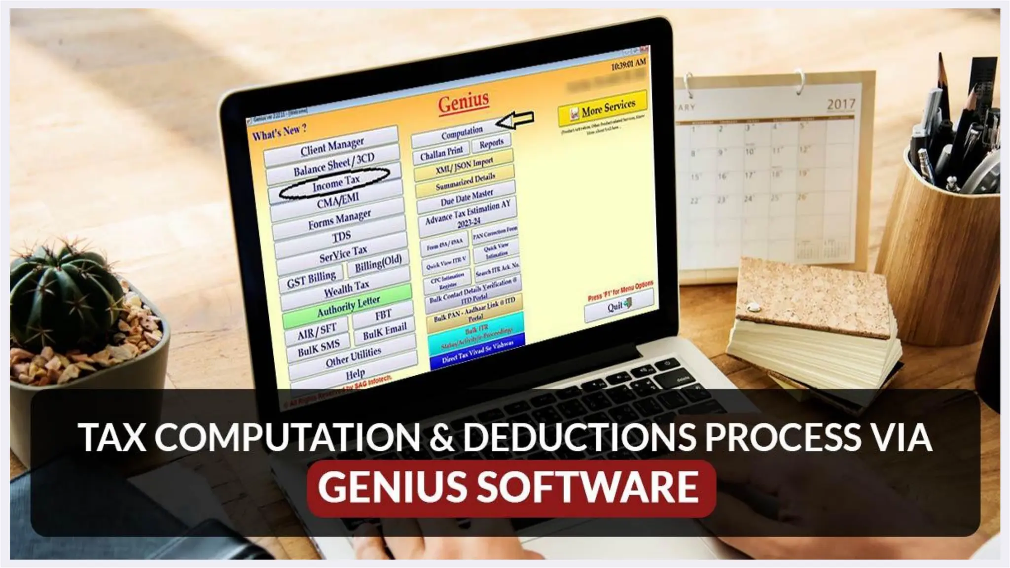 A Guide to Tax Calculations & Deductions Using Genius Software | PDF