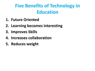Importance of Tec | PPTX