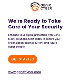 MXDR: Advanced Threat Detection & Response | PDF