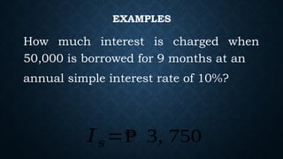 GENERAL MATHEMATICS-SIMPLE INTEREST.pptx