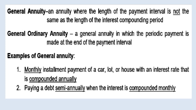 GenMath_Annuities grade 11 senior highschool | PPT