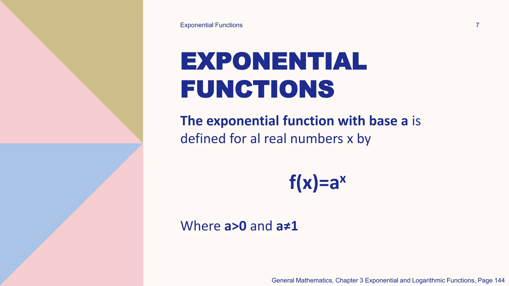 General Mathematics - Exponential Functions.pptx
