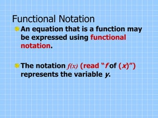 General Mathematics Lesson 2 (Evaluating Functions).ppt