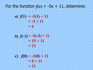 General Mathematics Lesson 2 (Evaluating Functions).ppt