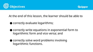 Gen Math Logarithm.pptxGen Math Logarithm.pptx
