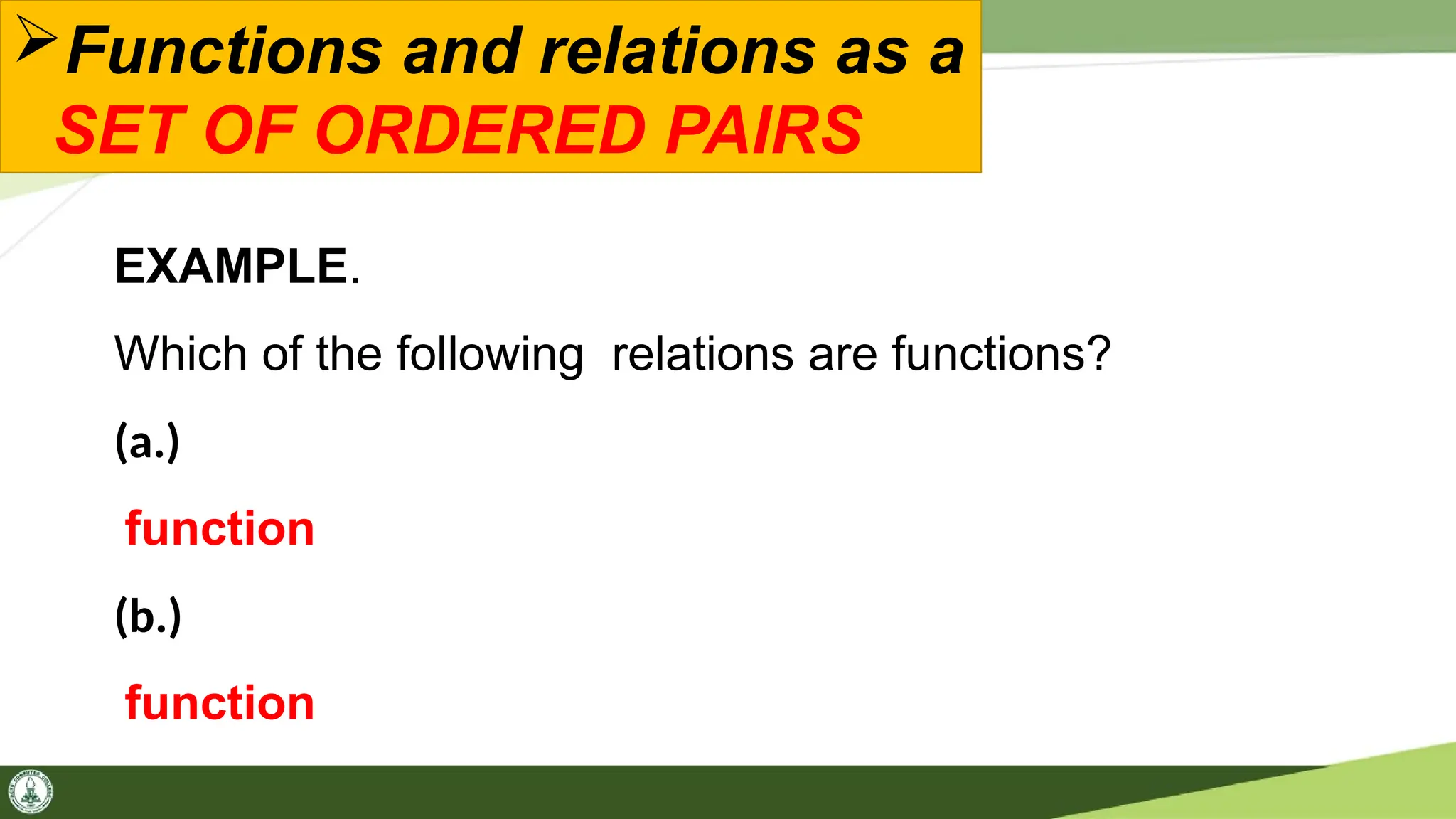 Operations, Composition and Evaluation of Function | PPTX