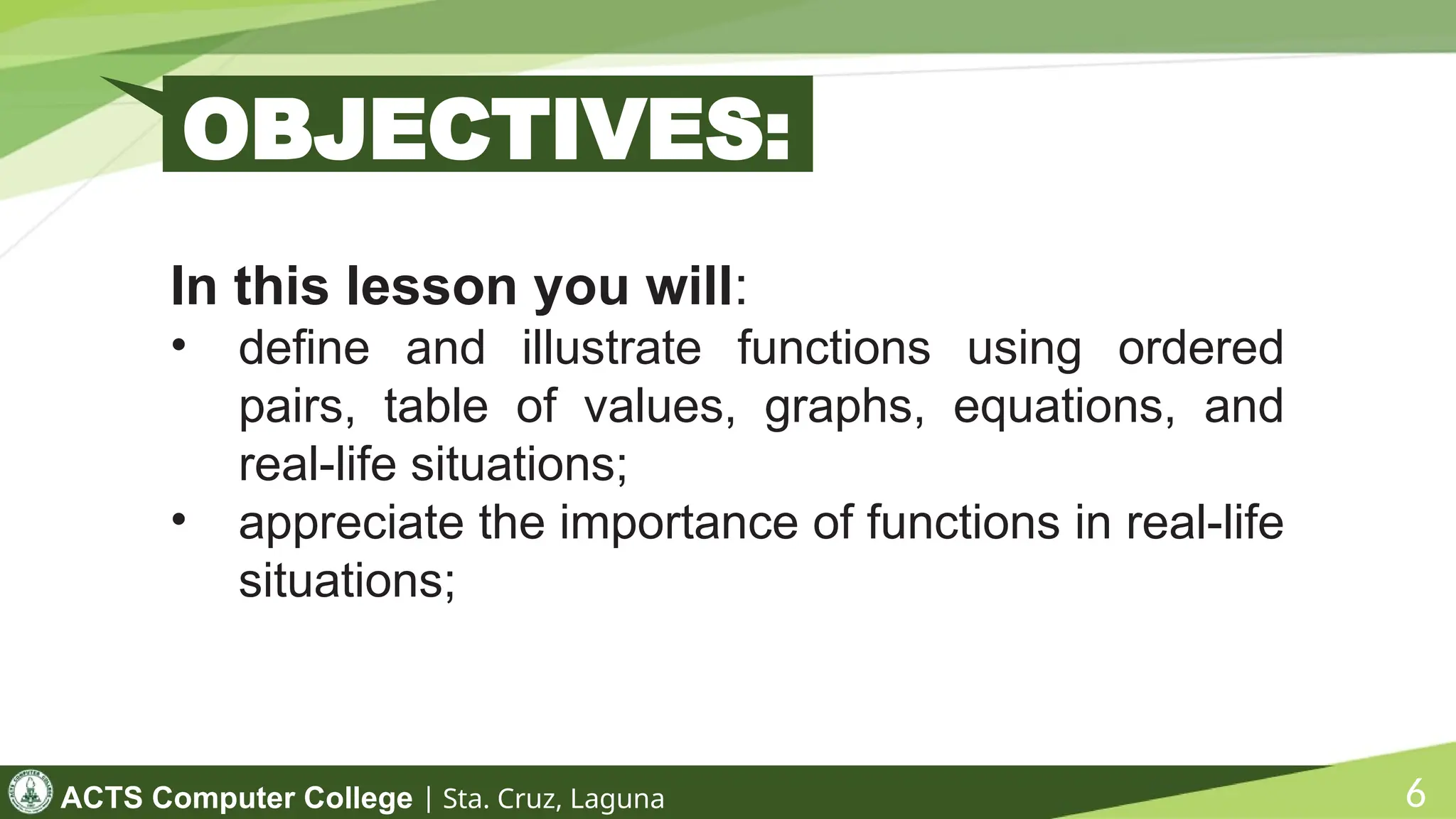 Operations, Composition and Evaluation of Function | PPTX