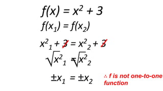 GENMATH one to one function.pptx. g11 humss | PPTX