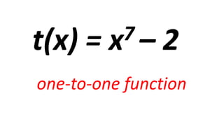 GENMATH one to one function.pptx. g11 humss | PPTX