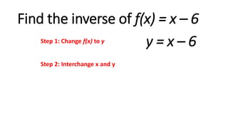 GENMATH one to one function.pptx. g11 humss | PPTX