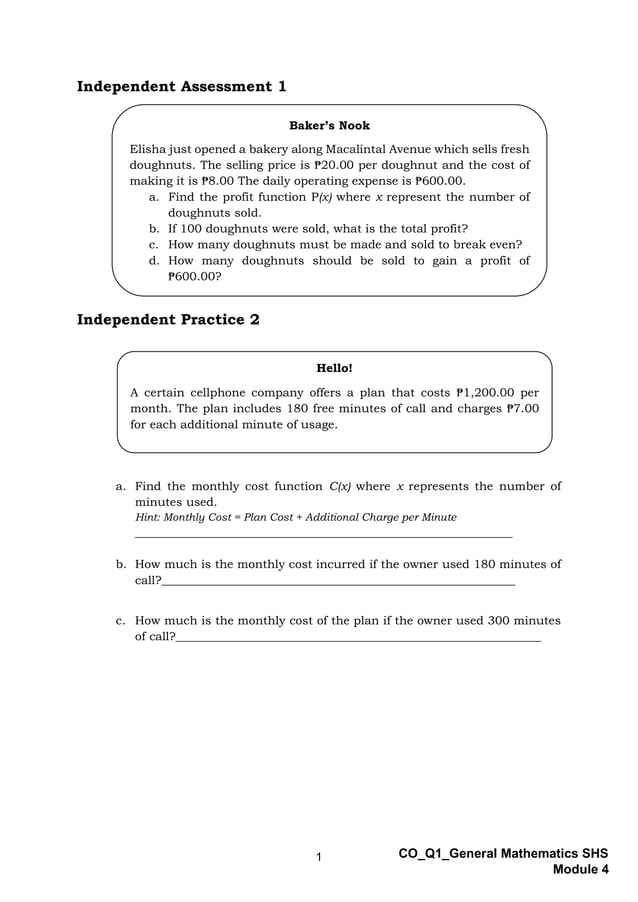 genmath_q1_mod4_solvingreallifeproblemsinvolvingfunctions_v2.pdf | Web Development | Internet