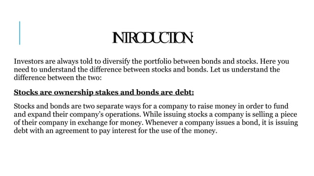 GenMath Q2 W5 Difference between stocks and bonds-1.pptx | Stocks and Bonds | Personal Investing