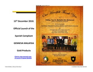 Genneva Malaysia Intro | PDF