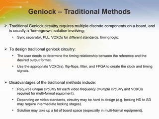 Timing Generators and ClockCleaner Solutions | PPT