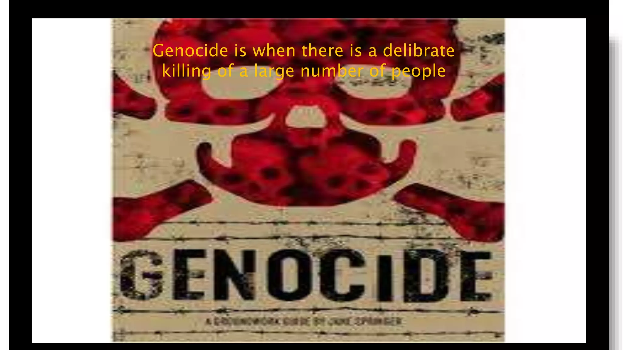 genocide | PPT