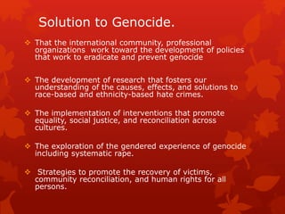 Genocide | PPTX